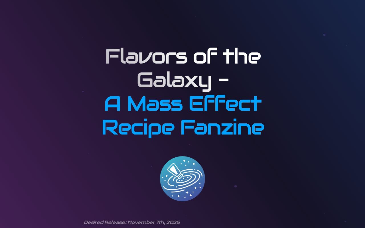 mass effect cookbook zine